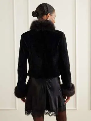 Nour Hammour Sofie Shearling Jacket