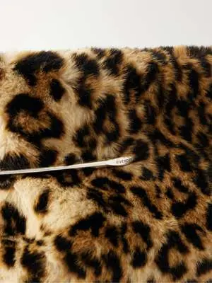 Givenchy Pinch Leopard-print Shearling Clutch - Leopard Print