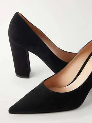 GIANVITO ROSSI Piper 85 Suede Pumps