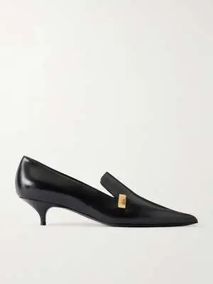 Proenza Schouler Slash 40 Embellished Leather Pumps - Black