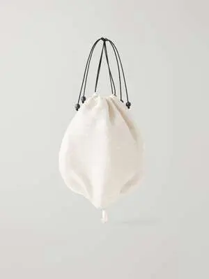 SOPHIE BUHAI Teardrop Embellished Satin-jacquard Pouch