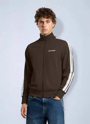 Palm Angels Classic Logo Track Jacket - Brown