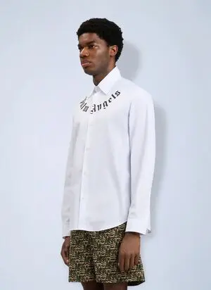 Palm Angels Neck Logo Shirt