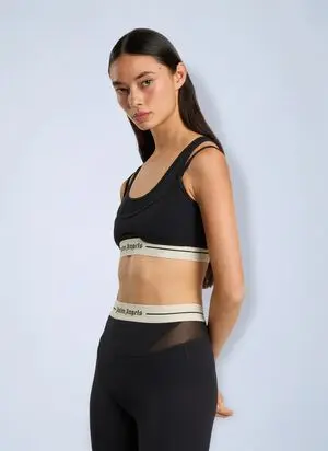 Palm Angels Logo Mix Layer Active Top