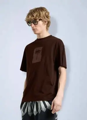 Palm Angels Brushed Palm Tree Regular Tee