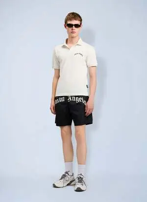 Palm Angels Curved Logo Classic Swimshort