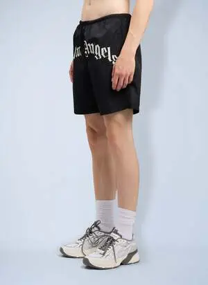 Palm Angels Curved Logo Classic Swimshort