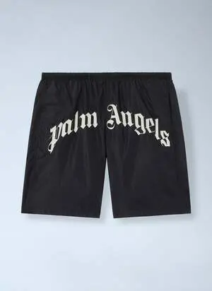Palm Angels Curved Logo Classic Swimshort