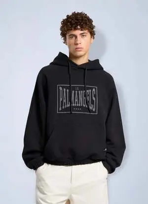 Palm Angels Vintage Box Logo Loose Hoodie - Black