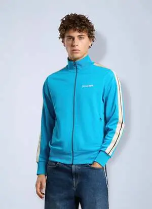 Palm Angels Classic Logo Track Jacket - Blue