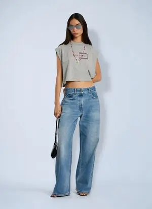 Palm Angels Stud Box Logo Tank Top