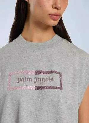 Palm Angels Stud Box Logo Tank Top