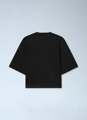 Palm Angels Curved Logo Boxy T-shirt