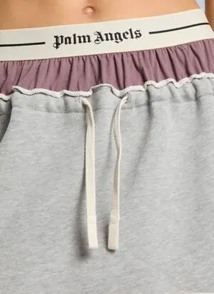 Palm Angels Classic Logo Double Layered Skirt