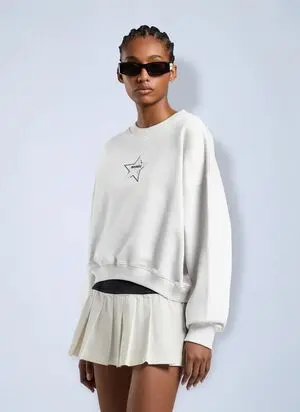 Palm Angels Icon Palm Loose Crop Crew