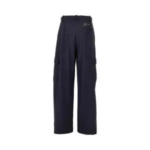 Pinko Pinstriped Flannel Cargo Pants