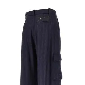 Pinko Pinstriped Flannel Cargo Pants