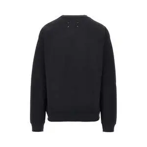 MAISON MARGIELA Logo Print Overized Crewneck Weathirt