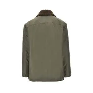 MAISON MARGIELA Padded Jacket With Shearling-effect Collar