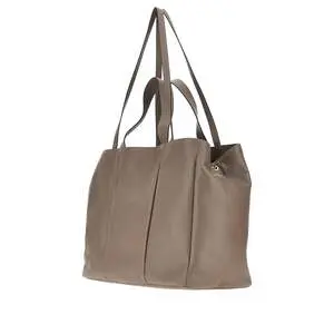 IOEF Grained Leather 'daisy' Shopping Bag