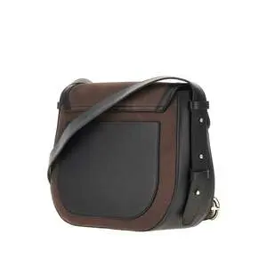 IOEF Nubuck Leather 'arc' Crossbody Bag