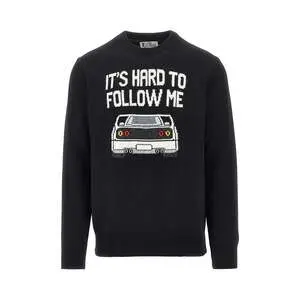 MC2 SAINT BARTH Heron' Wool-blend Weater - Black