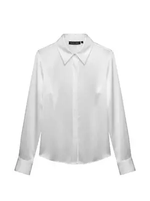 RUNDHOLZ BLACK LABEL Satin-finish Long-sleeve Shirt