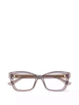 Chloé Logo-detail Glasses - Pink