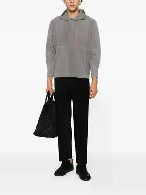 Issey Miyake Pleated Hoodie