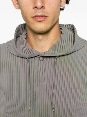 Issey Miyake Pleated Hoodie
