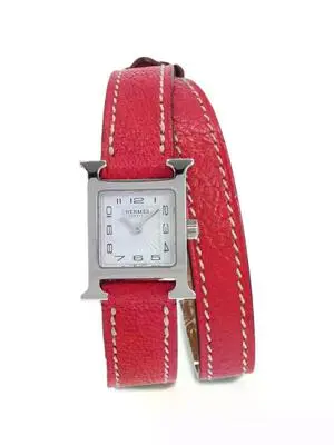 Hermès 2012 H Watch Double Tour 20mm Watch - White
