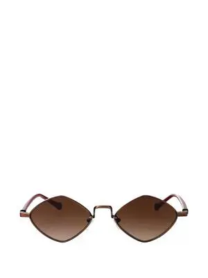 Emporio Armani Geometric-frame Sunglasses Brown