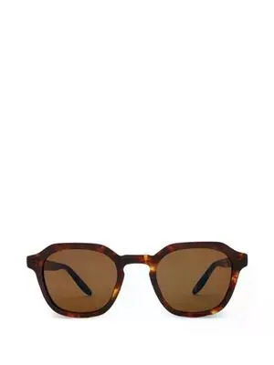 Barton Perreira Tucker Geometric-frame Sunglasses - Brown