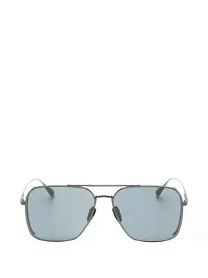 Linda Farrow Asher Square-frame Sunglasses - Brown