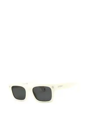 Off-White Rectangle-frame Sunglasses - Neutrals