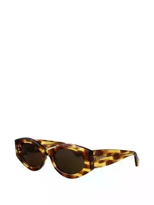 Alaïa Oval-frame Sunglasses