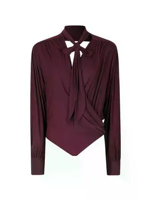 AMAZUIN Keila Draped Bodysuit