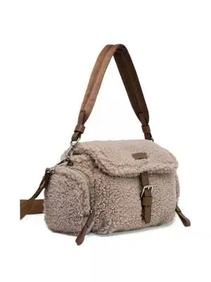 Marc O'polo Carmen Faux-shearling Buckle-fastening Shoulder Bag