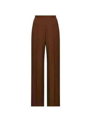 TALLER MARMO Marlene High-waisted Wide-leg Trousers