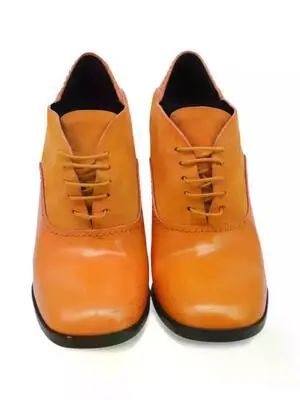 JIL SANDER Block-heel Lace-up Pumps