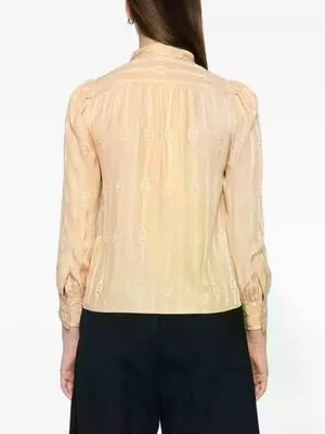 Gucci Interlocking G Chain Jacquard Shirt - Neutrals