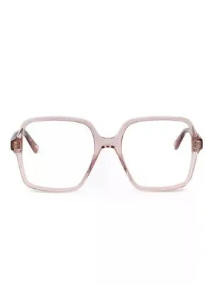 Alexander McQueen Square-frame Glasses - Pink