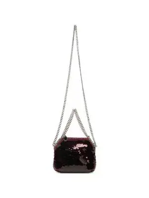Stella McCartney Falabella Sequin-embellished Shoulder Bag