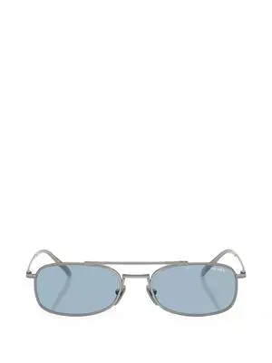 Prada Rectangle-frame Sunglasses - Silver