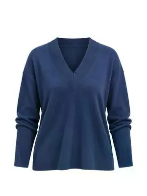 KAOS V-neck Dropped-shoulder T-shirt - Blue
