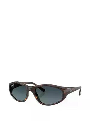 Ray-ban Tortoiseshell-effect Rectangle-frame Sunglasses