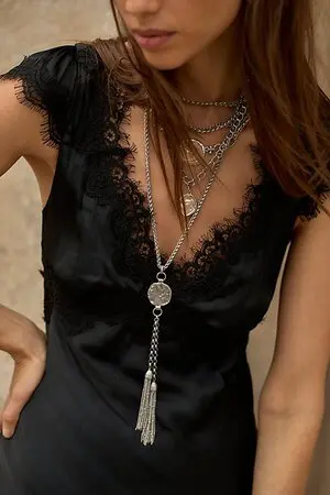 Free People Brightest Star Mini Dress - Black