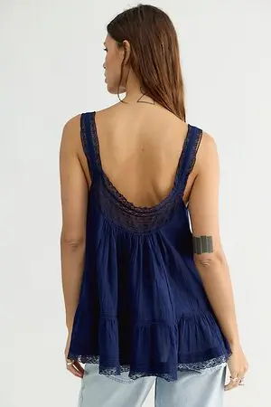 Free People Ana Top - Deeper Iris