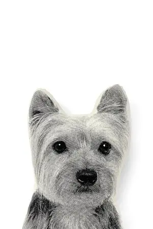 BRODERPRESS Yorkshire Terrier Pillow