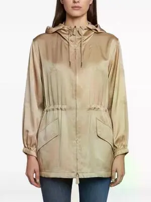 Burberry Equestrian-pattern Hooded Jacket